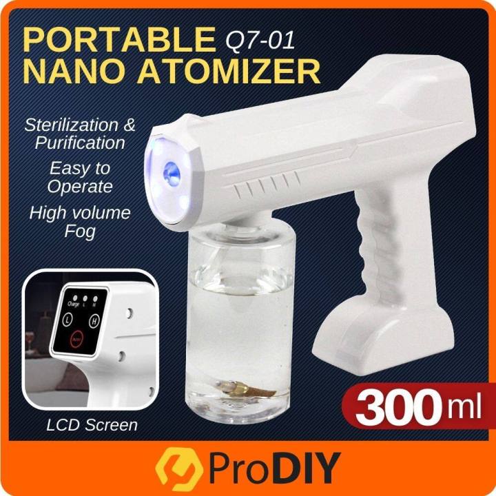 Portable Nano Atomizer Wireless UV Disinfectant Fogging Machine ...