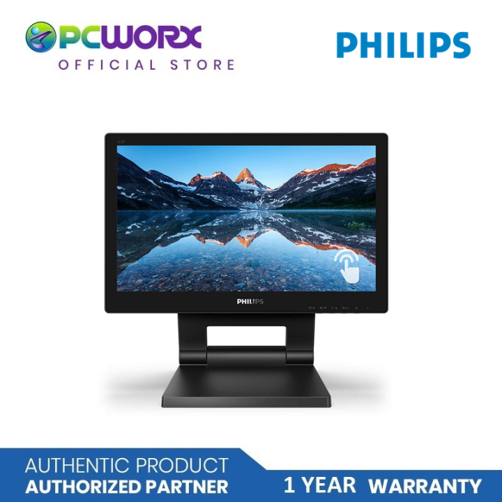 Philips 162B9T/71 15.6” Touch 1366x768 VGA DVI HDMI DP Monitor | LCD ...