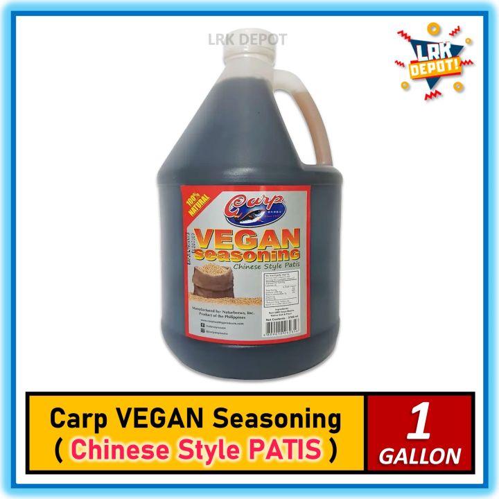Carp VEGAN Seasoning Chinese Style PATIS Sauce - 3.8 L (1 Gallon ...