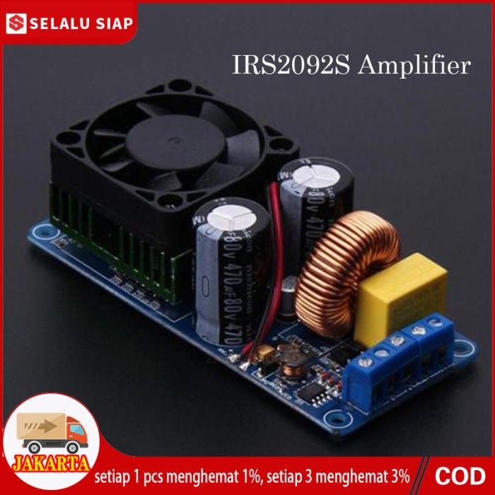 POWER AMPLIFIER CLASS D IRS2092S SUBWOOFER MONO 500 WATT TERBARU 2024 | Lazada Indonesia