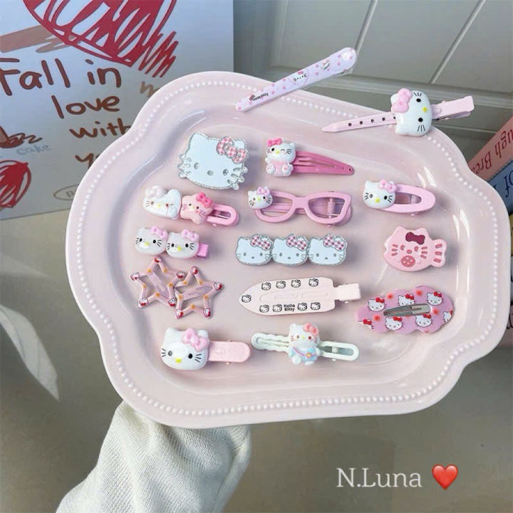 Set kẹp hello kitty mix đủ mẫu xinh 16ct | Lazada.vn