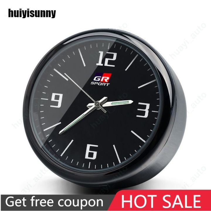 Huiyisunny Mini Car Interior Electronic Quartz Watch Car Mini Clock For ...