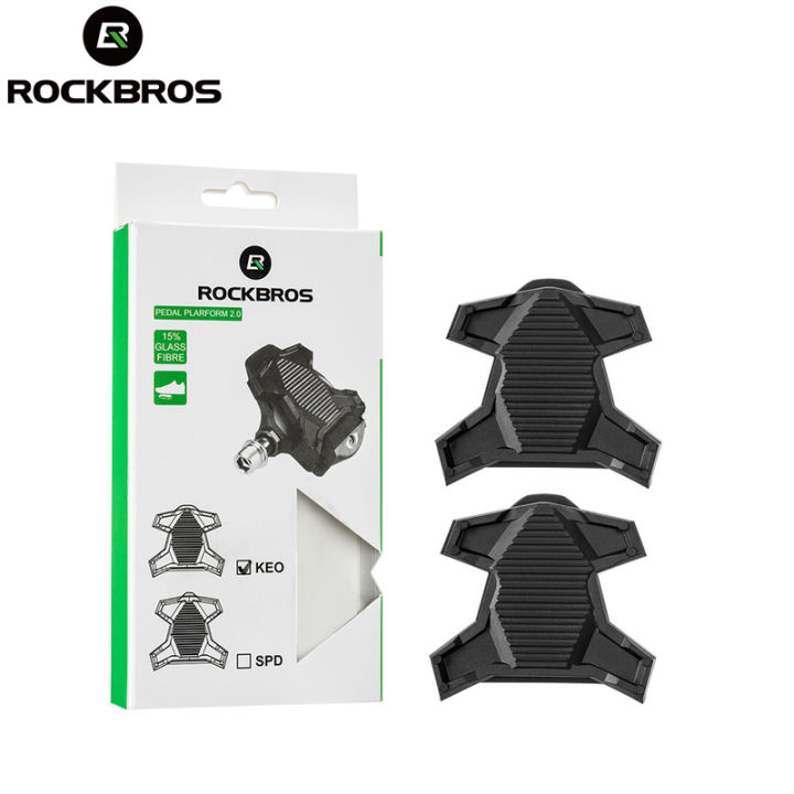 ROCKBROS Road Bike Lock Pedal Converter Clipless Platform Adapter for ...