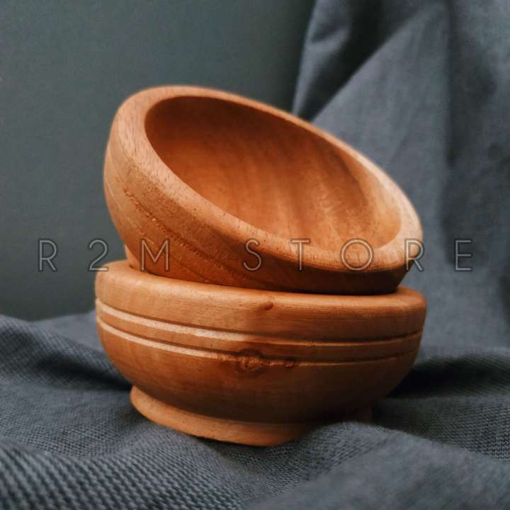 WADAH SAMBAL KAYU 8 CM / MANGKOK SAMBAL / MANGKOK KAYU / MANGKUK KAYU ...