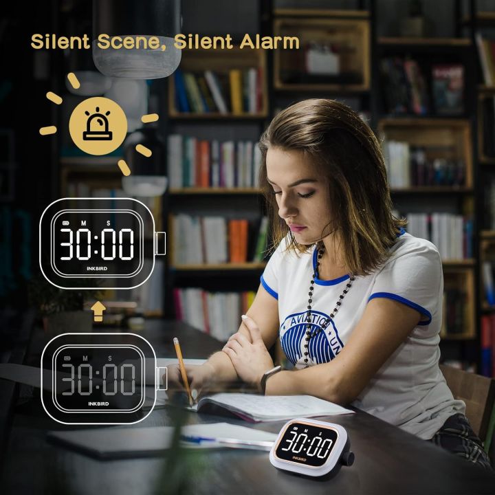 INKBIRD Visual Ic Timer พร้อมจอแสดงผล LED Backlit พร้อมปรับระดับเสียง ...