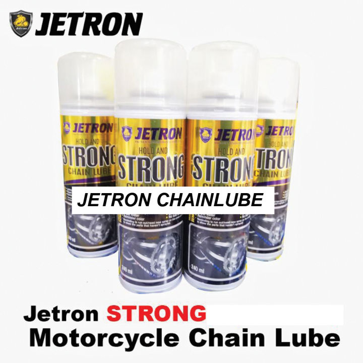 Jetron Strong Motorcycle Chain Lube/minyak rantai motor 240ml | Lazada
