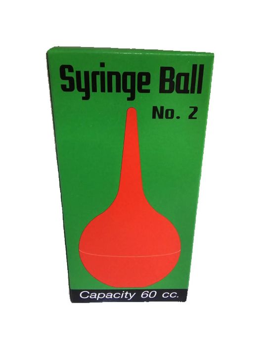 ไซริงค์บอล/ลูกยางแดง (Syringe Ball) ที่ดูดเสมหะ และน้ำมูก N.3 ขนาด 60 ...