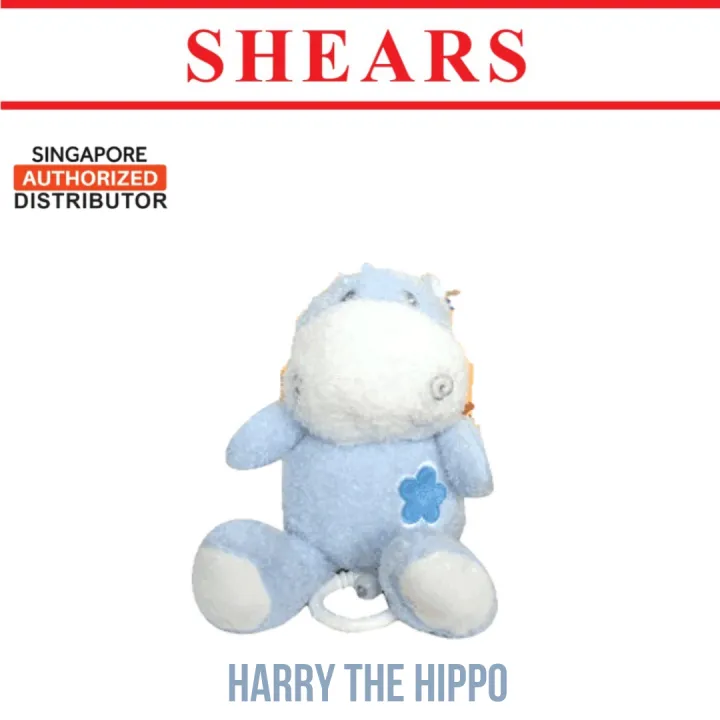 Shears PullString Harry the Hippo Musical Toy Blue SMPHB | Lazada Singapore