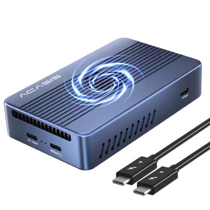 Acasis 8-in-1 40Gbps M.2 NVMe Thunderbolt 3/4 SSD Enclosure & Dook ,3 ...