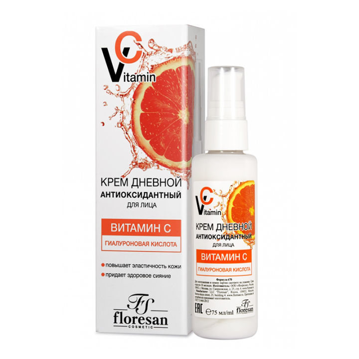Russian Floresan vitamin C night cream brightens skin color ...
