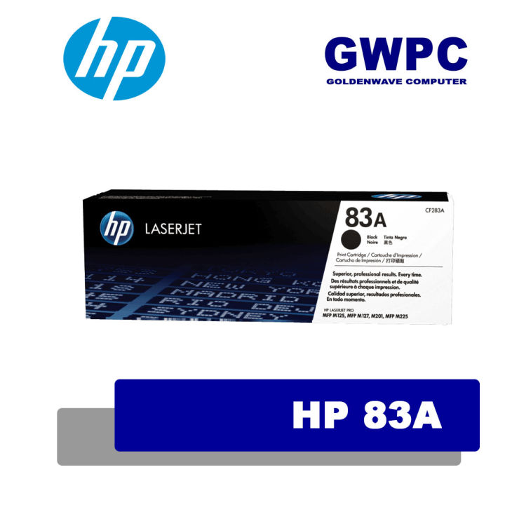 HP 83A Black Original LaserJet Toner Cartridge CF283A | Lazada PH