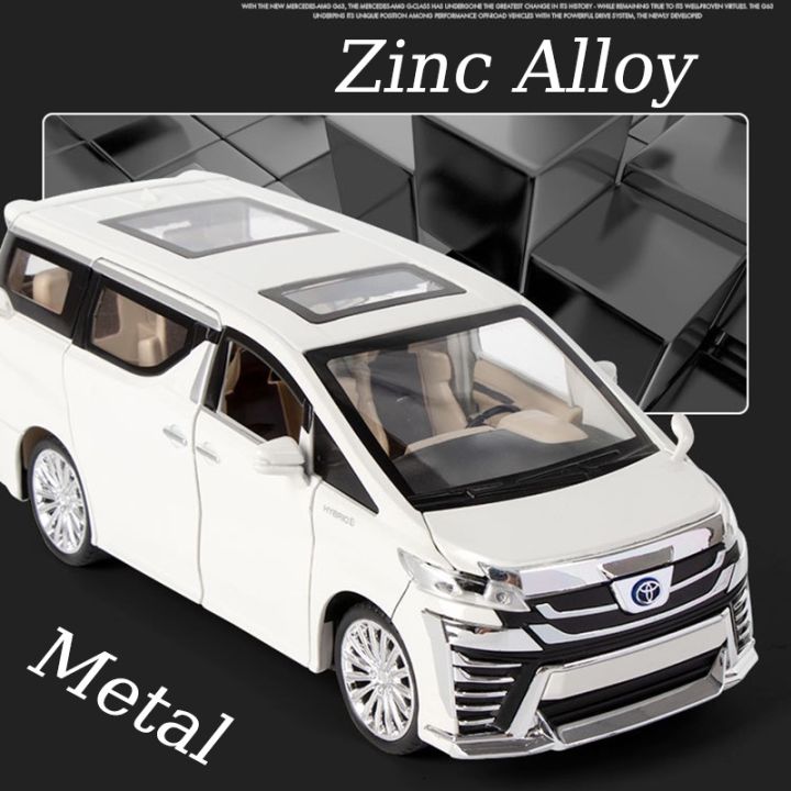 1:24 TOYOTA VELLFIRE Die-Cast DieCast Vehicles Alloy Car Model Sound ...