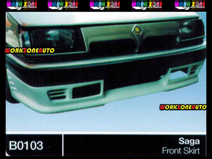 B0103 Proton Saga Fiber Front Skirt Body kit Bodykit | Lazada