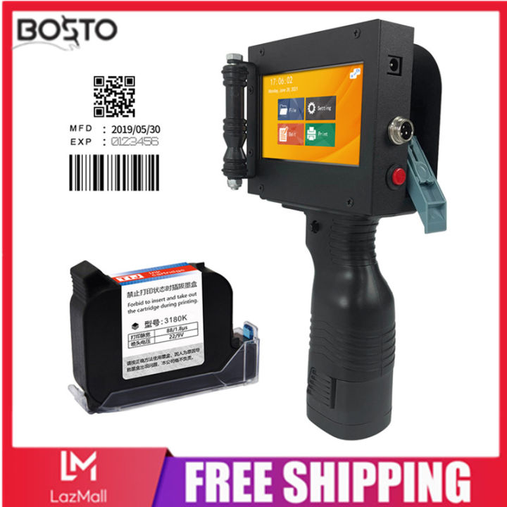 【Fast Delivery】Handheld Printer Portable Inkjet Printer High Definition ...