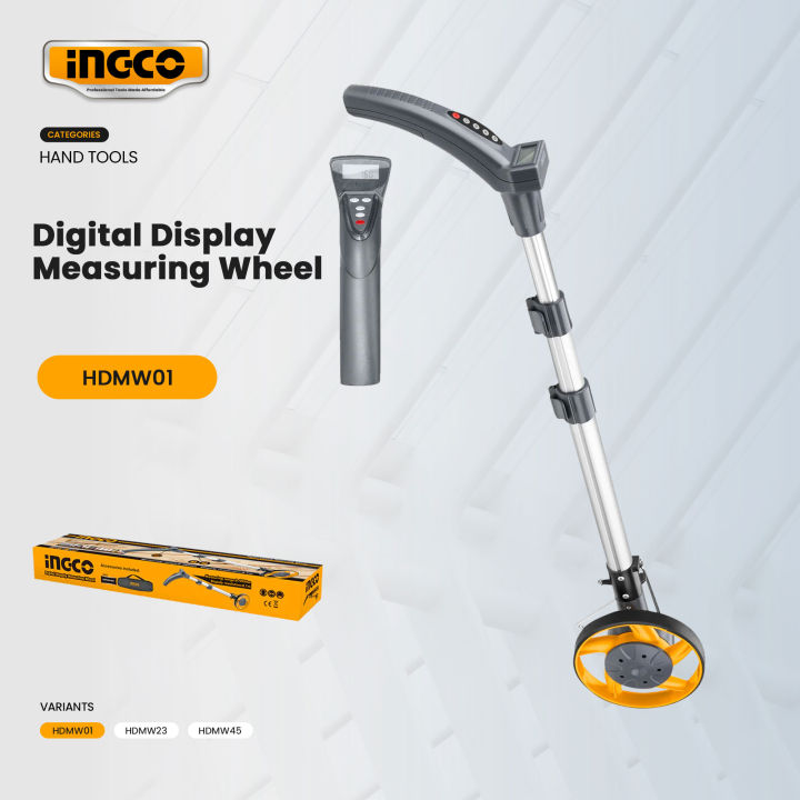 Ingco Digital Display Measuring Wheel HDMW01 | HDMW45 | HDMW23 IHT ...