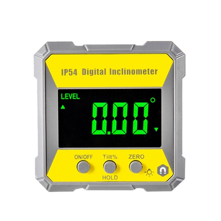 (MBNW) IP54 4X90 degree Digital Inclinometer Angle Protractor Backlight ...