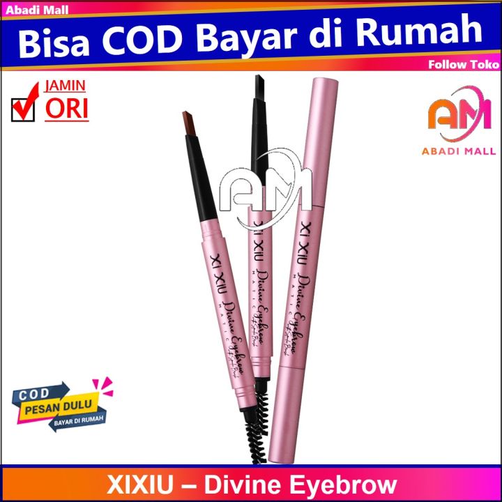 XI XIU Divine Eyebrow Matic Black/Brown 1 pc Original - Bisa COD Bayar di Tempat - Gambar Mata ...