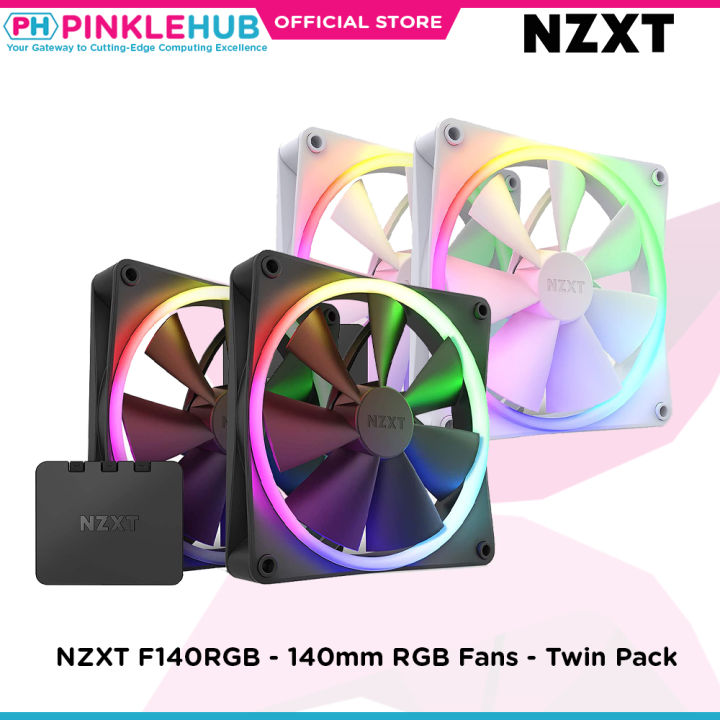 PinkleHub | NZXT F140RGB - 140mm RGB Fans - Twin Pack | Lazada PH