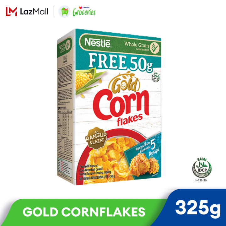 NESTLE GOLD CORNFLAKES Cereal 275g Free 50g | Lazada
