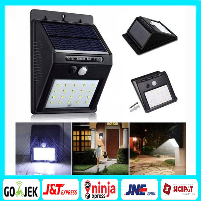 [TERBARU] LAMPU SOLAR 30 LED NON SENSOR / LAMPU TENAGA SURYA SOLAR CELL ...