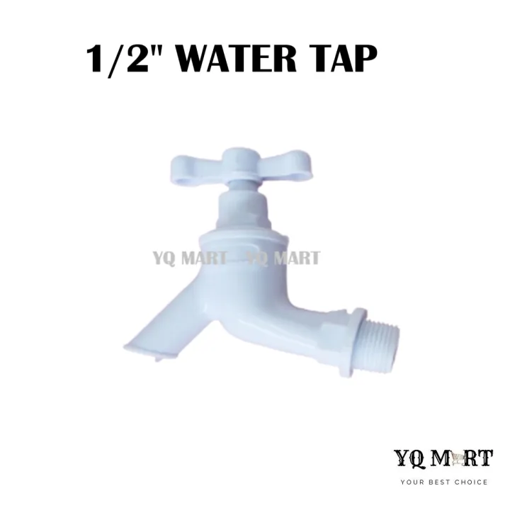 1PCS PVC Water Tap/ Wall Sink Tap/ Kepala Paip/ Kepala Paip Sinki ...