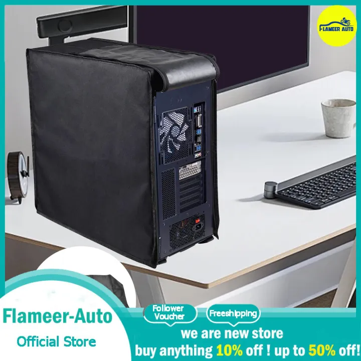 Flameer Oxford Cloth Computer CPU Dust Cover with Zipper, PC Dust ...