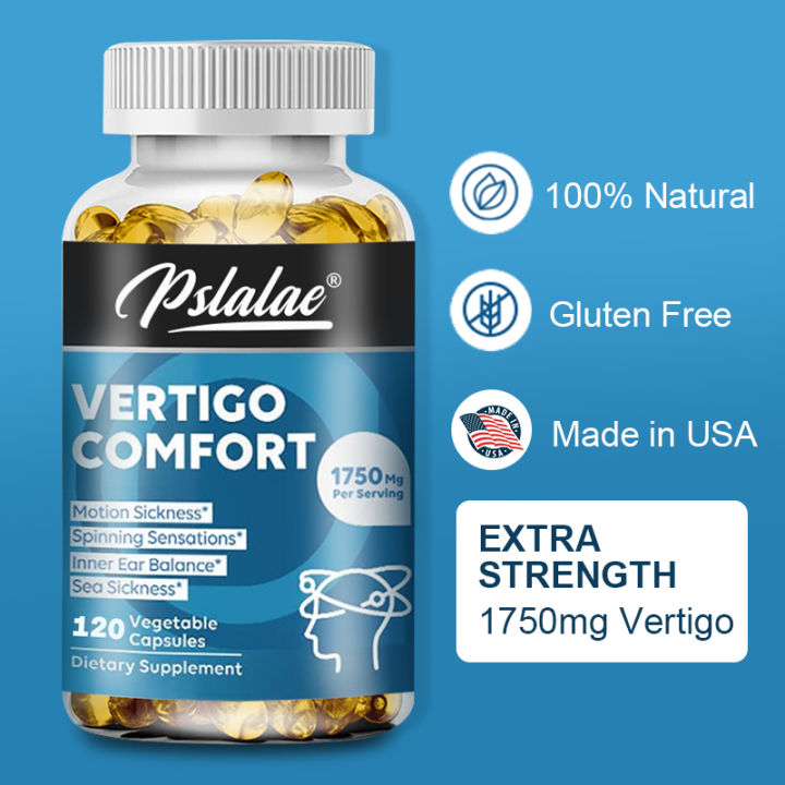 Vertigo Comfort Supplement 1750 mg Motion Sickness Relief Sea Sickness ...