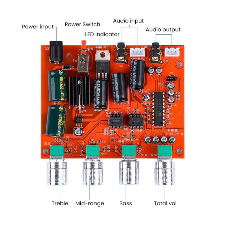 【Get the Perfect Fit】 Aiyima Ne5532 Op Amp Preamp Tone Board Njm2150 ...