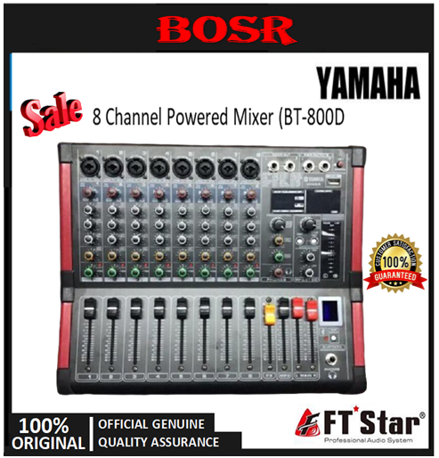 Yamaha 8 Channel Powered Mixer (BT-800D) | Lazada PH