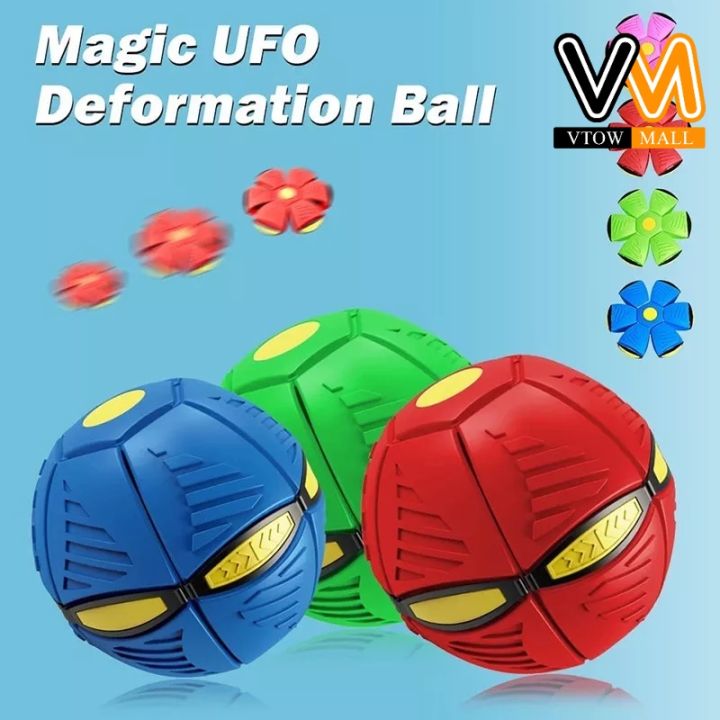 Vtow Magic UFO Flying Ball Throw Disc Ball with LED Light For Outdoor ...