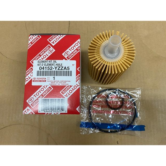 ORIGINAL TOYOTA MARK X (2004-2016) / FJ CRUISER / LEXUS IS250/350 GRS190 OIL FILTER 04152-YZZA5 ...