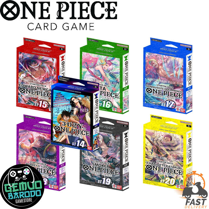 One Piece TCG Starter Deck ST14 | ST15 | ST16 | ST17 | ST18 | ST19 ...