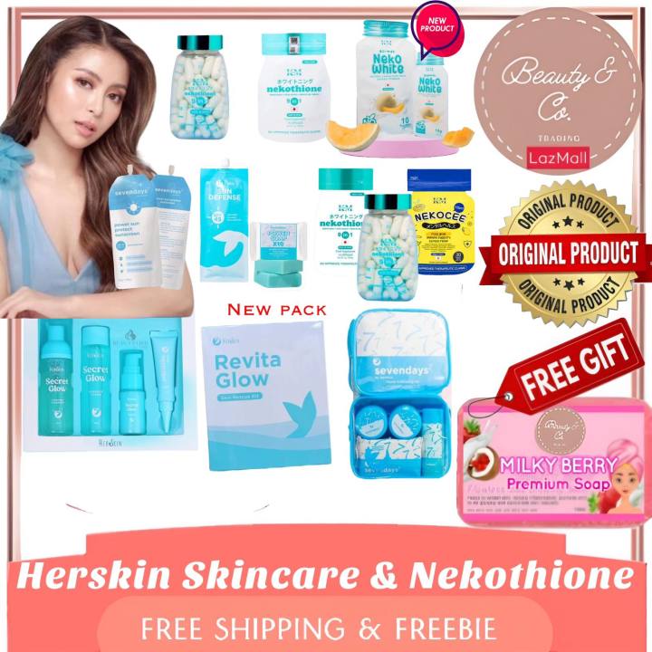 Nekothione Glutathione, Neko White Melon, Sevendays sunscreen, Neko by ...