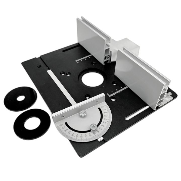 NEW Aluminium Router Table Insert Plate - Woodworking Bench Bakelite ...