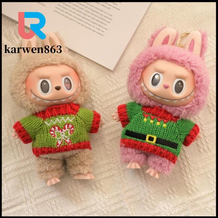 【Ready Stock+COD】 14-17cm Labubu Doll เบนบูมาการอง เสื้อผ้าตุ๊กตา ...