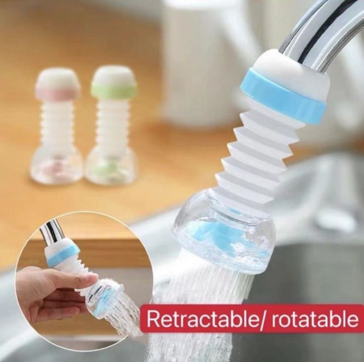 360 Faucet Rotating Drainer Faucet Filter Shower Kitchen Splash Proof ...