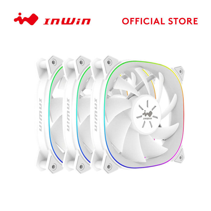 Inwin Sirius Extreme Pure ASE120P ARGB Triple Pack Chassis Fan White ...