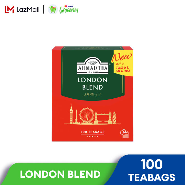 Ahmad Tea London Blend 100 Teabags (Halal Certified) | Lazada