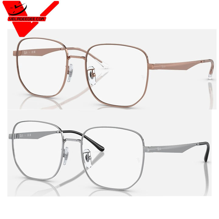 กรอบแว่นตา Ray-Ban ( RX6503D 2501 เงิน) ( RX6503D 3094 พิ้งโกลด์) ขนาด ...