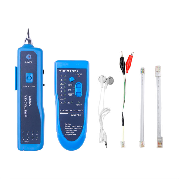 Lan Network Cable Tester Tracer Toner Ethernet Lan Line-Finder Tool For ...