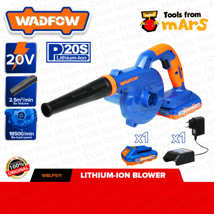 WADFOW Lithium-Ion Cordless Blower 20V Air Blower Car WBLP511 TFM WCPT ...