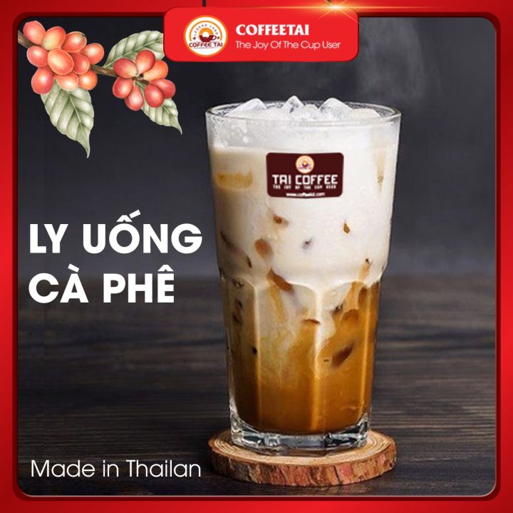 Ly thuỷ tinh uống cà phê cao cấp, ly cafe Union UG-390 made in Thái Lan ...