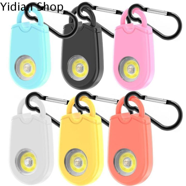 YIDIAN Keychain Self Defense Emergency Safety LED Light Safety Alarm ...