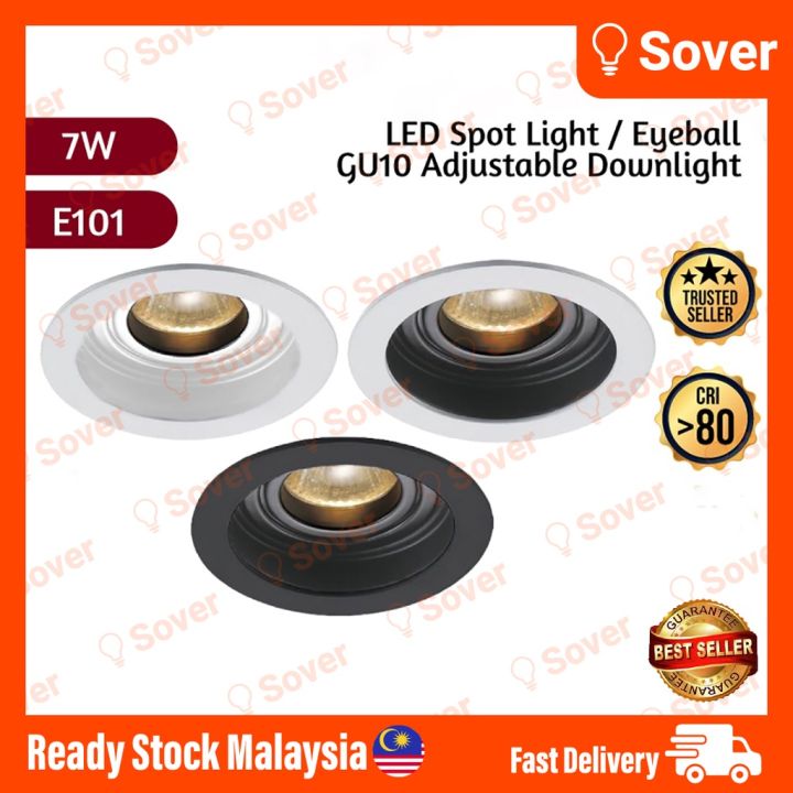 LED Adjustable Spot Light/ Eyeball (Round), 7W 3000k|4000k|6000K, Die ...