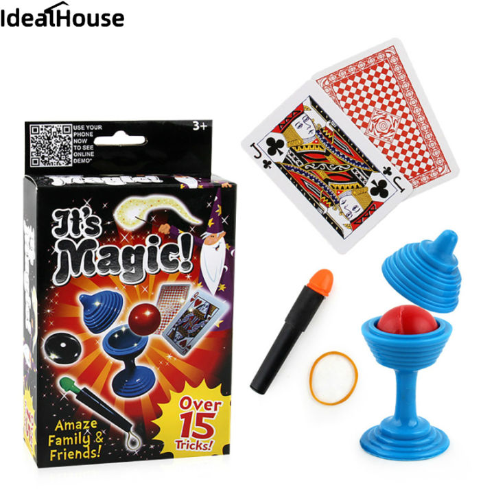 IDealHouse Fun Starter Magic Tricks Set Magicians Hat Kids Children ...