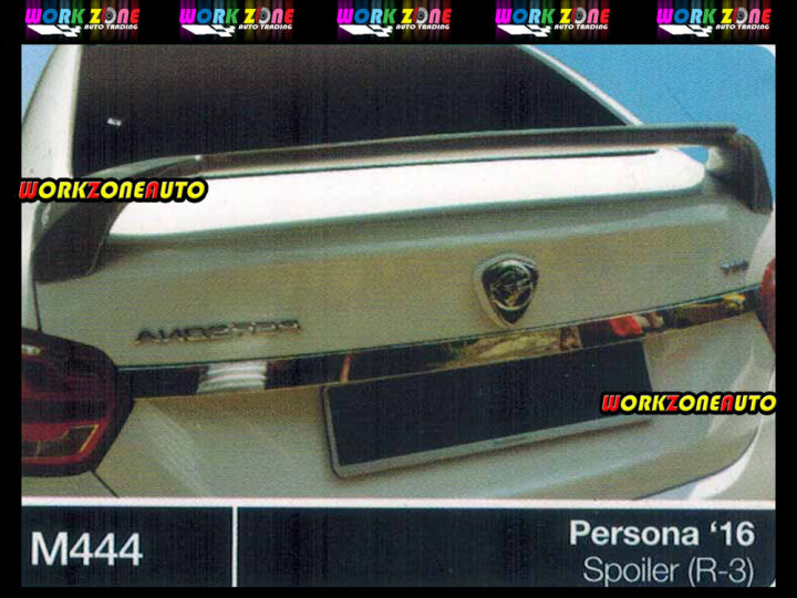 M444 Proton Persona 2016 Fiber Spoiler (R3) Body kit Bodykit | Lazada