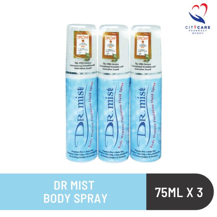 Dr. Mist Spray 75ml x 3 (For West Malaysia Only) | Lazada