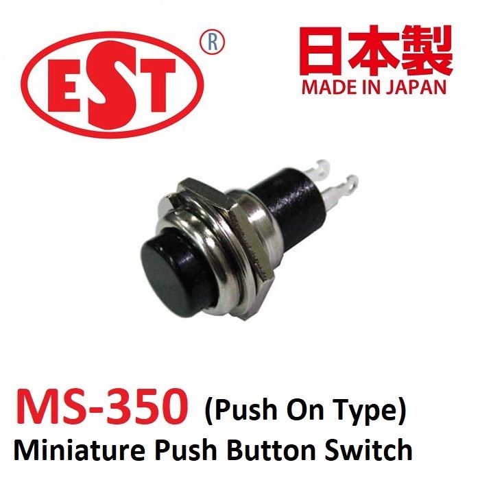 EST MS-350#0 Miniature Push Button Switch (Push On Type) - Japan | Lazada