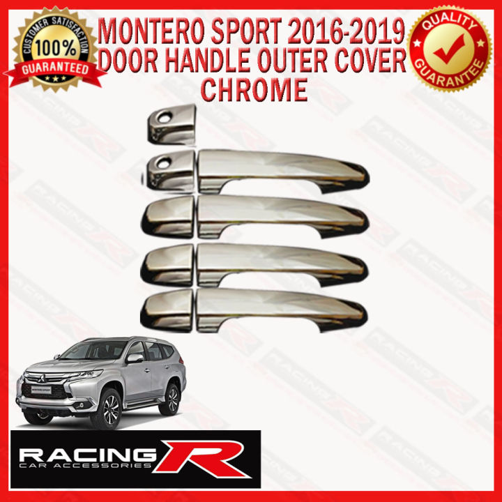Montero Sport 2016 to 2025 GLX Door Handle Outer Garnish Cover Chrome ...