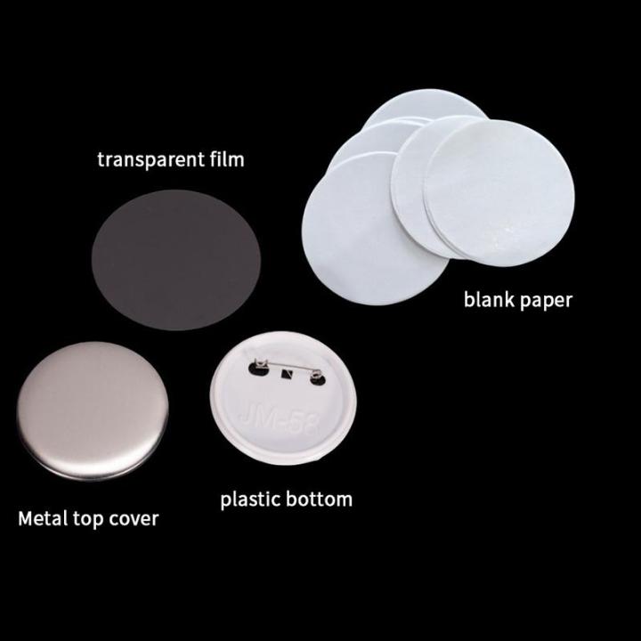 CX🎄💓💥 100pcs DIY nút phần nguồn cung cấp 58mm cho nút Maker Máy Vòng ...